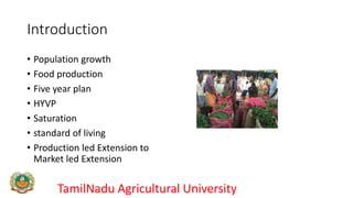 Challenges and oppurtunities in market led extension | PPTX