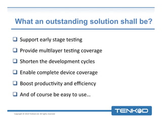 Challenges and solutions for mobile application testing and continuous ...