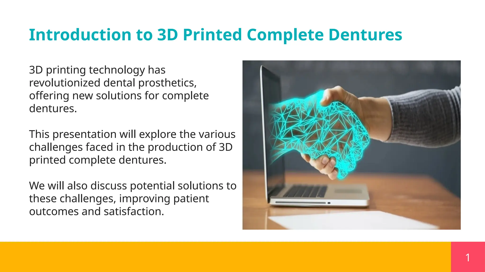 Challenges And Solutions In 3 D Printed Complete Dentures..pptx