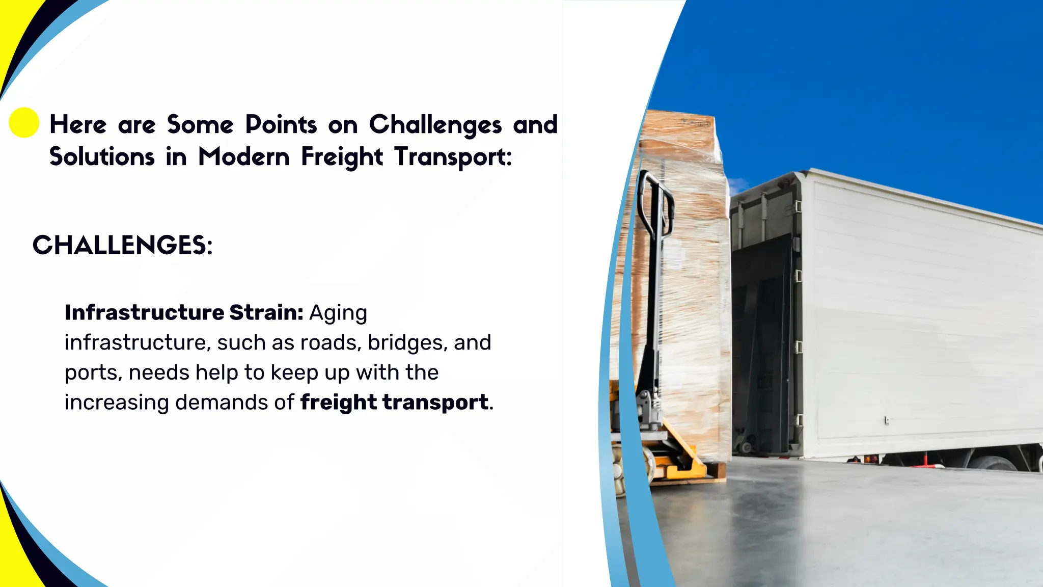 Challenges and Solutions in Modern Freight Transport | PDF