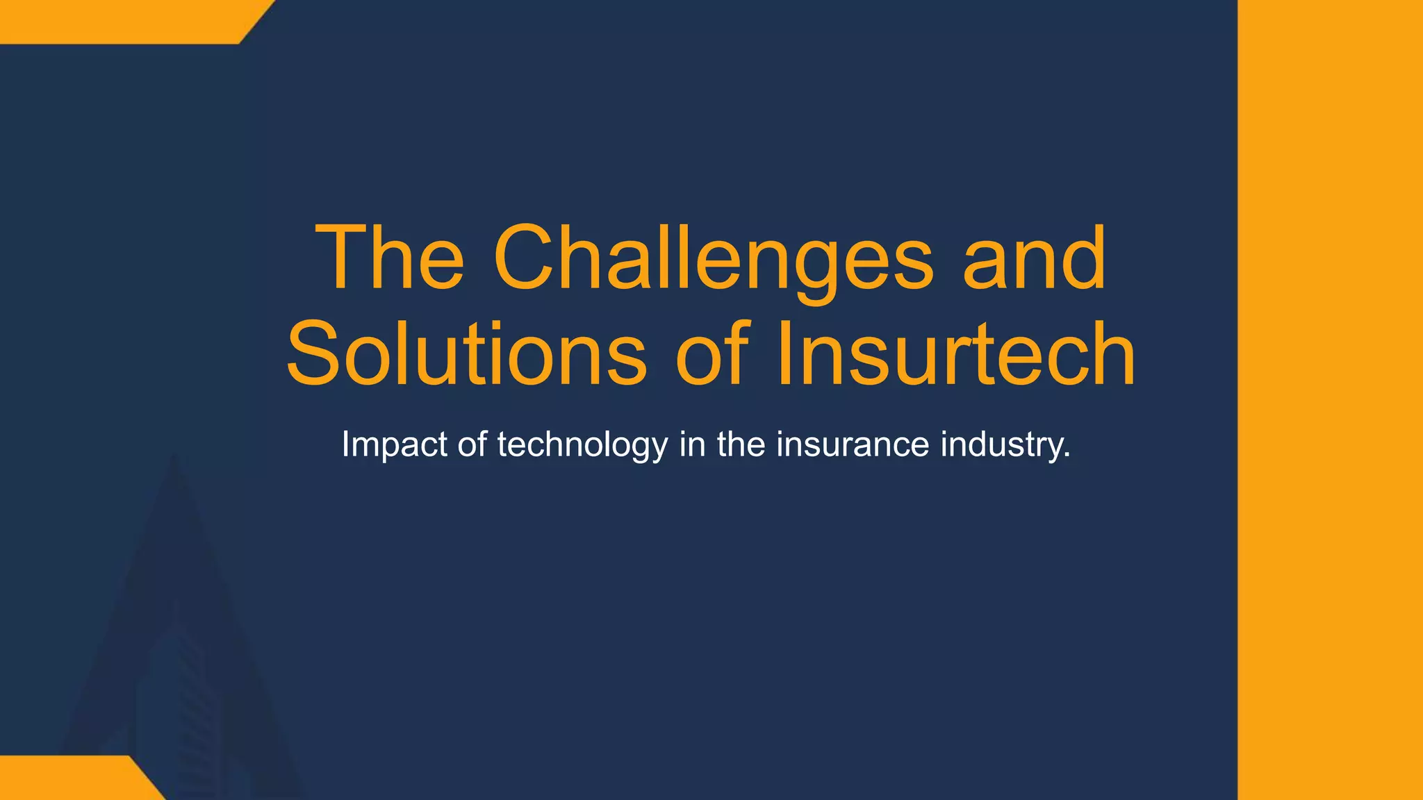 Technology in Insurance | PPTX