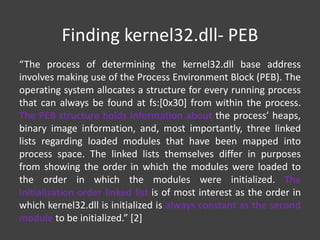 [若渴計畫] Challenges and Solutions of Window Remote Shellcode | PPT