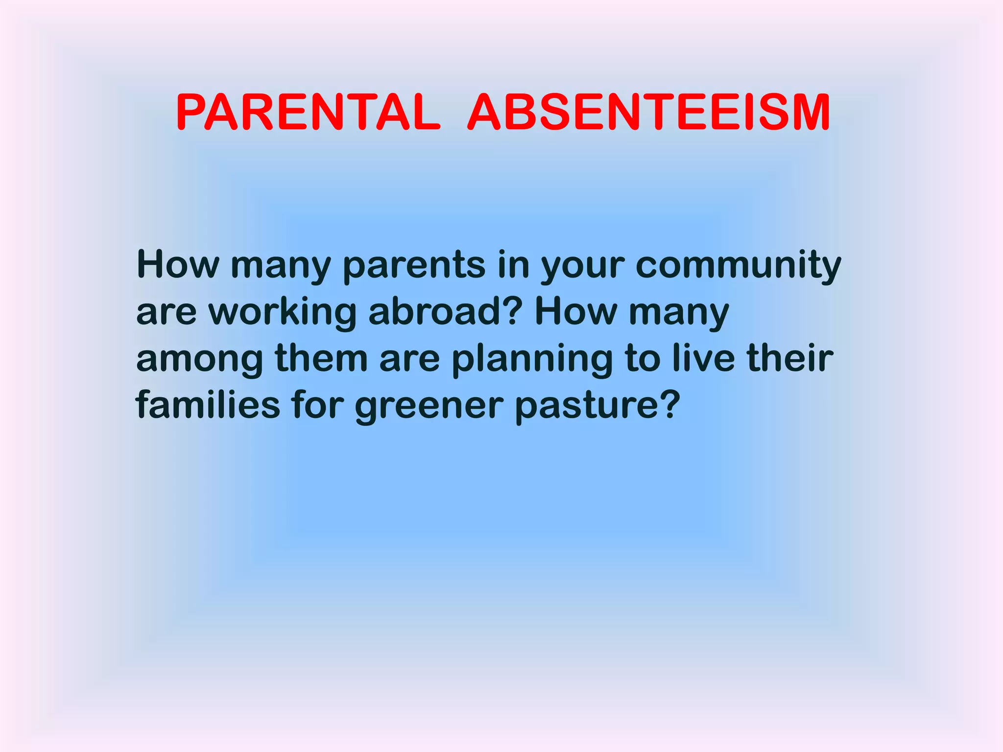 Challenges and Threats to Filipino Families | PPTX