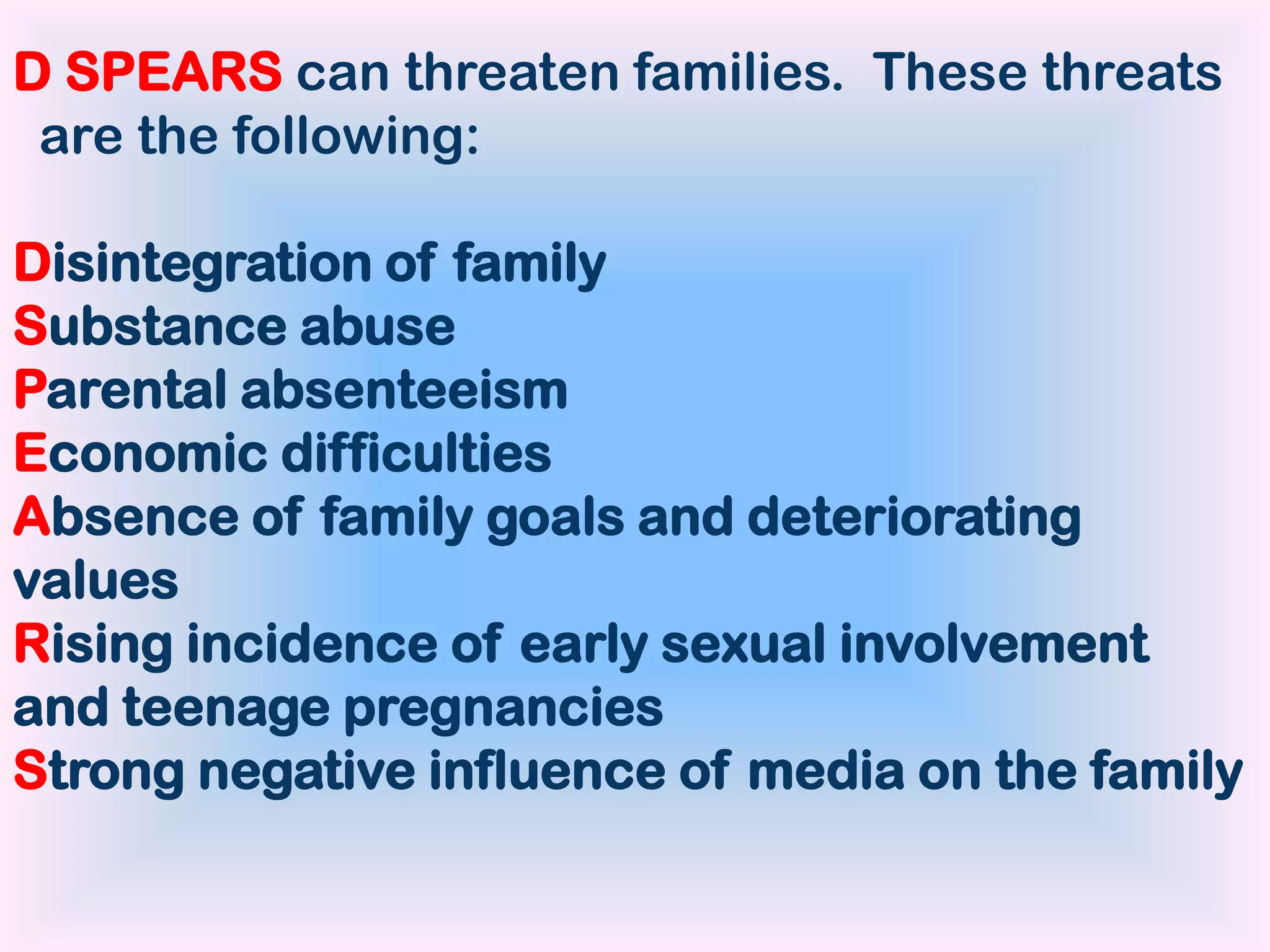 Challenges and Threats to Filipino Families | PPTX