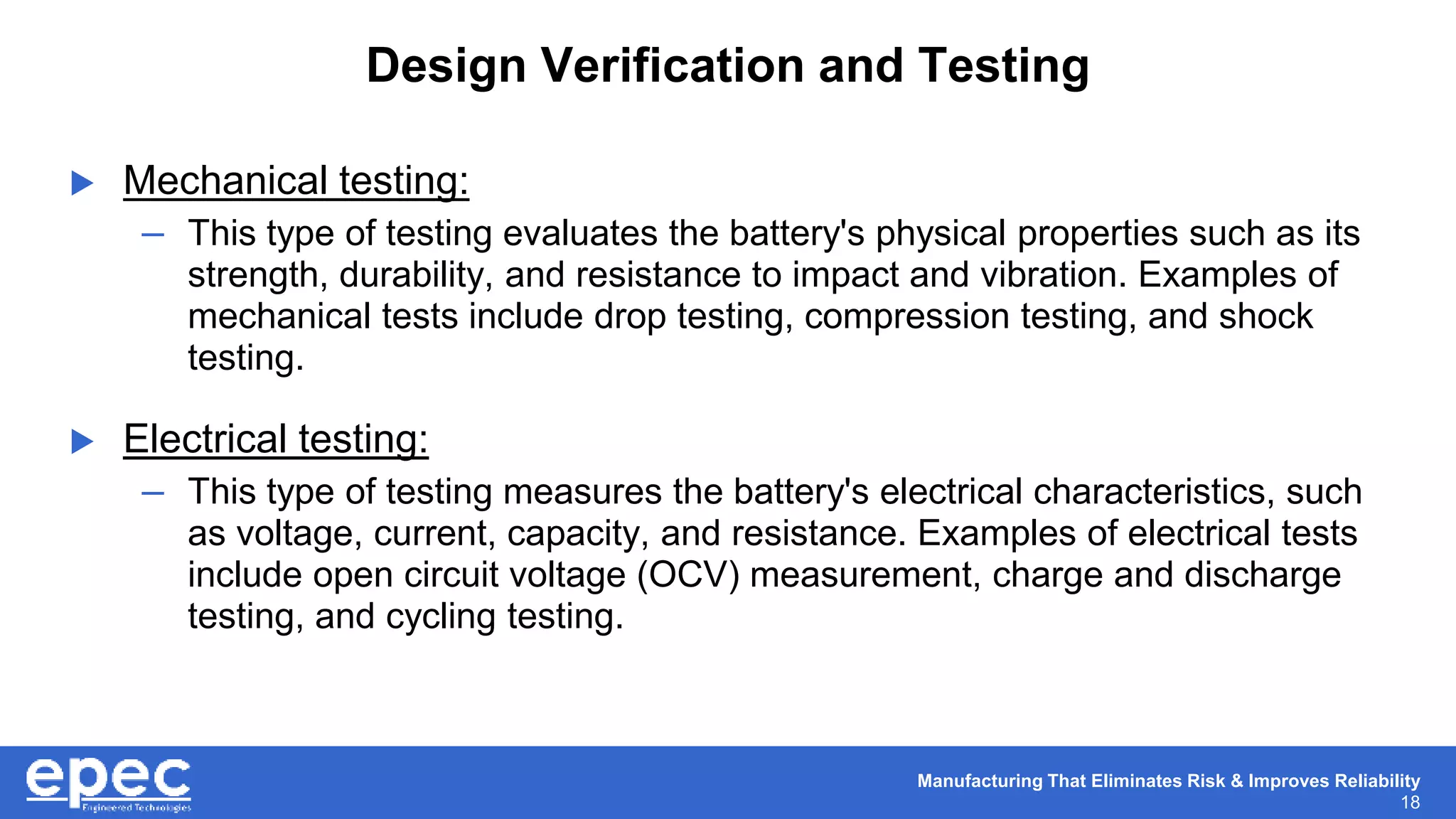 Challenges Designing and Manufacturing Lithium-Ion Battery Packs | PPTX
