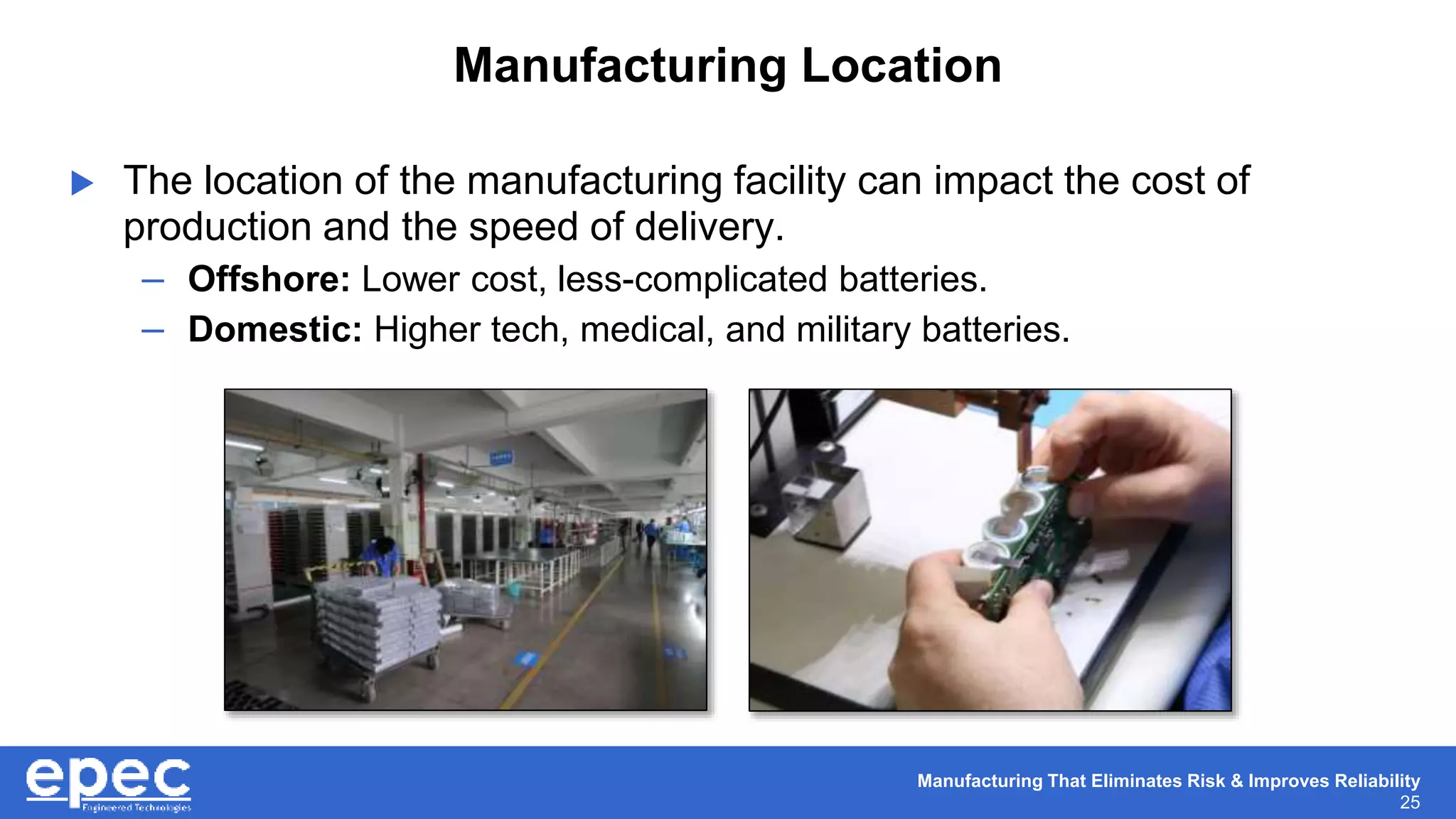 Challenges Designing and Manufacturing Lithium-Ion Battery Packs | PPTX