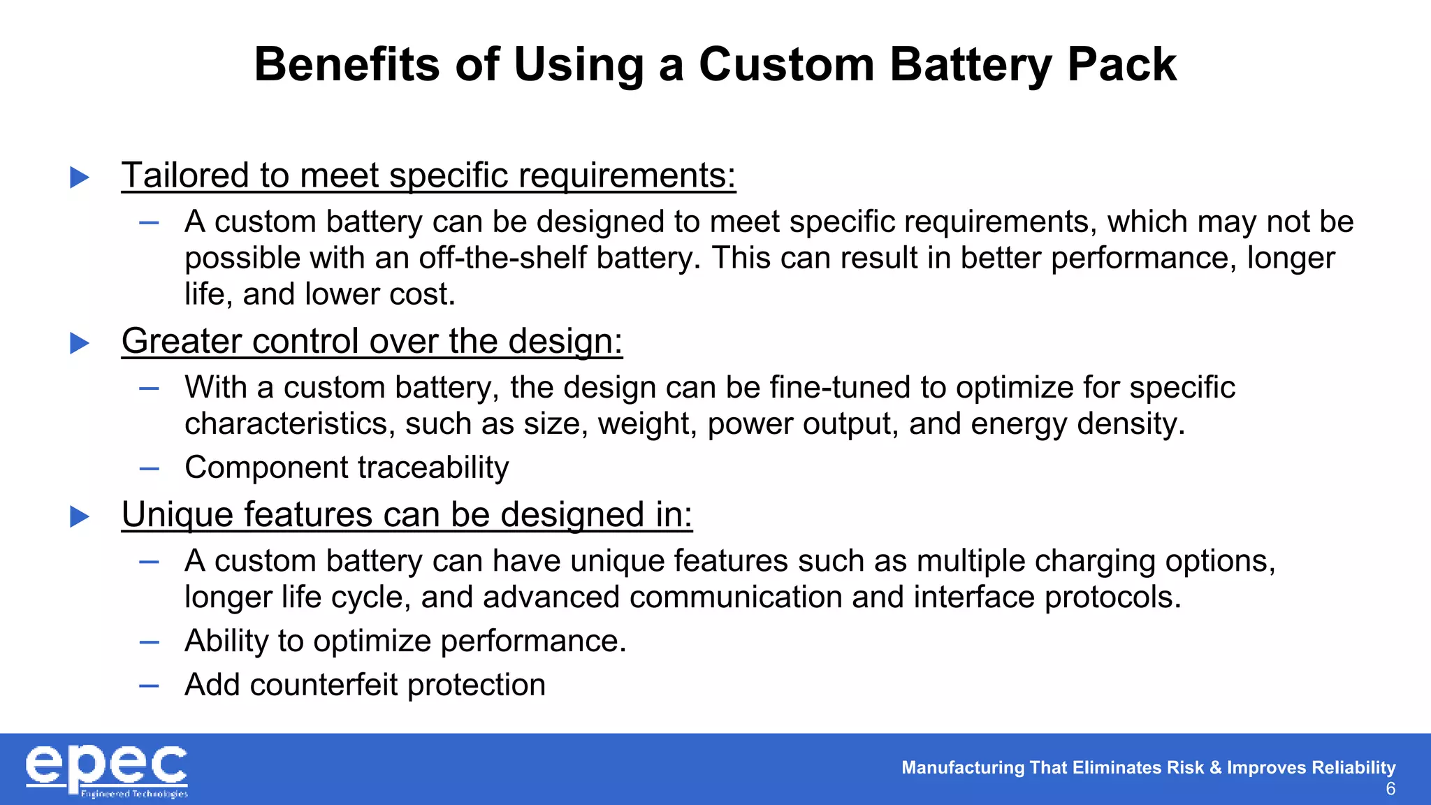 Challenges Designing and Manufacturing Lithium-Ion Battery Packs | PPTX