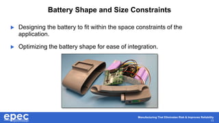 Challenges Designing and Manufacturing Lithium-Ion Battery Packs | PPTX