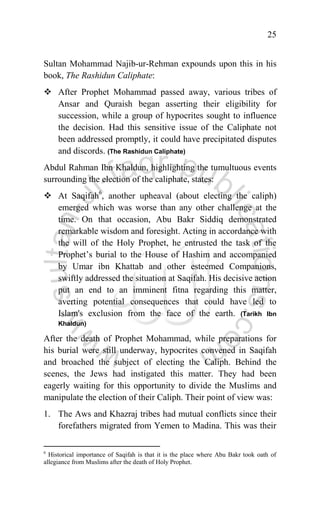 Challenges faced during the Caliphate of Abu Bakr | PDF