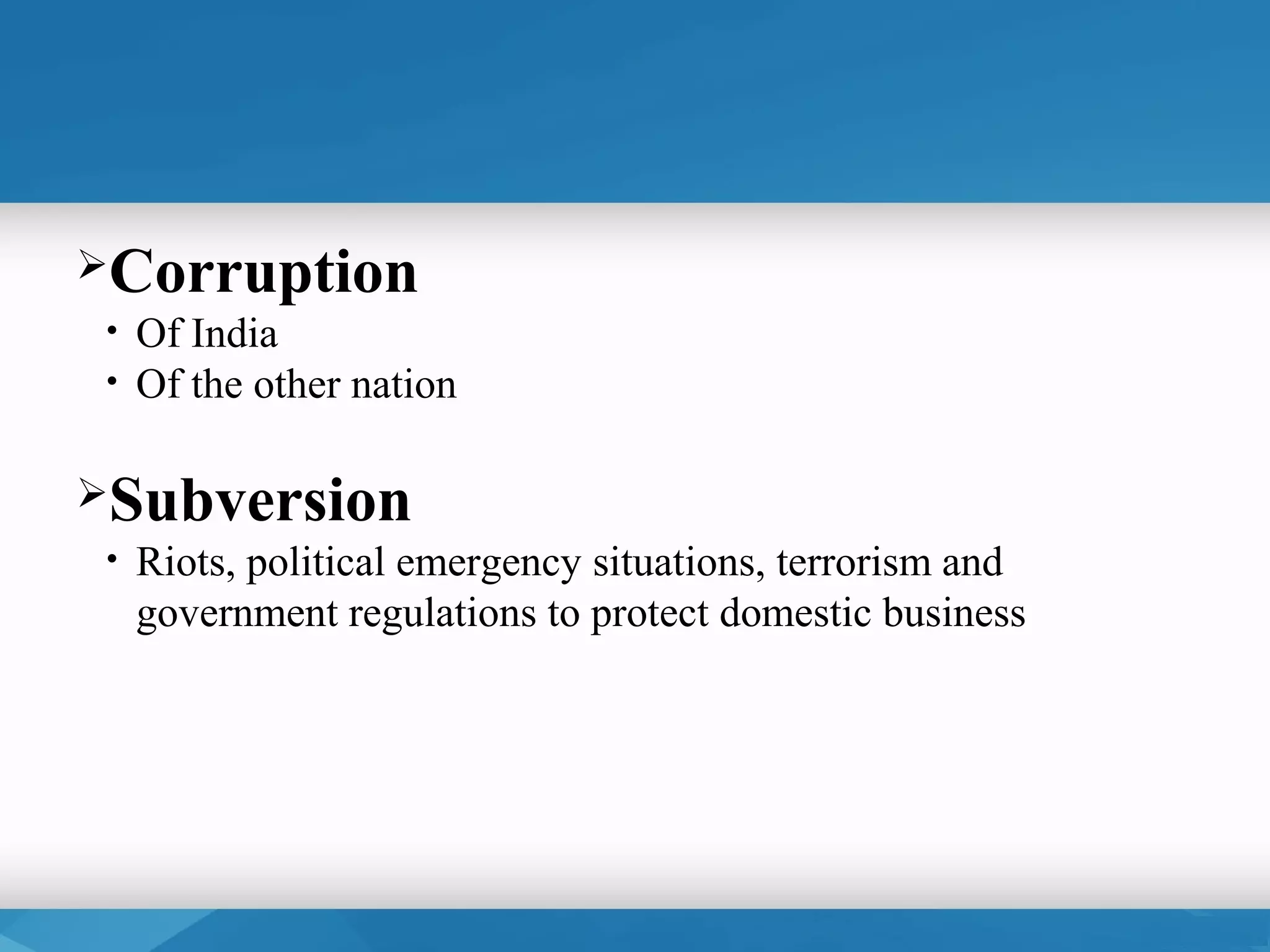 Challenges faced by indian MNCs abroad | PPT