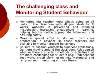 Challenges faced by teachers towards student behaviour management by Dr ...