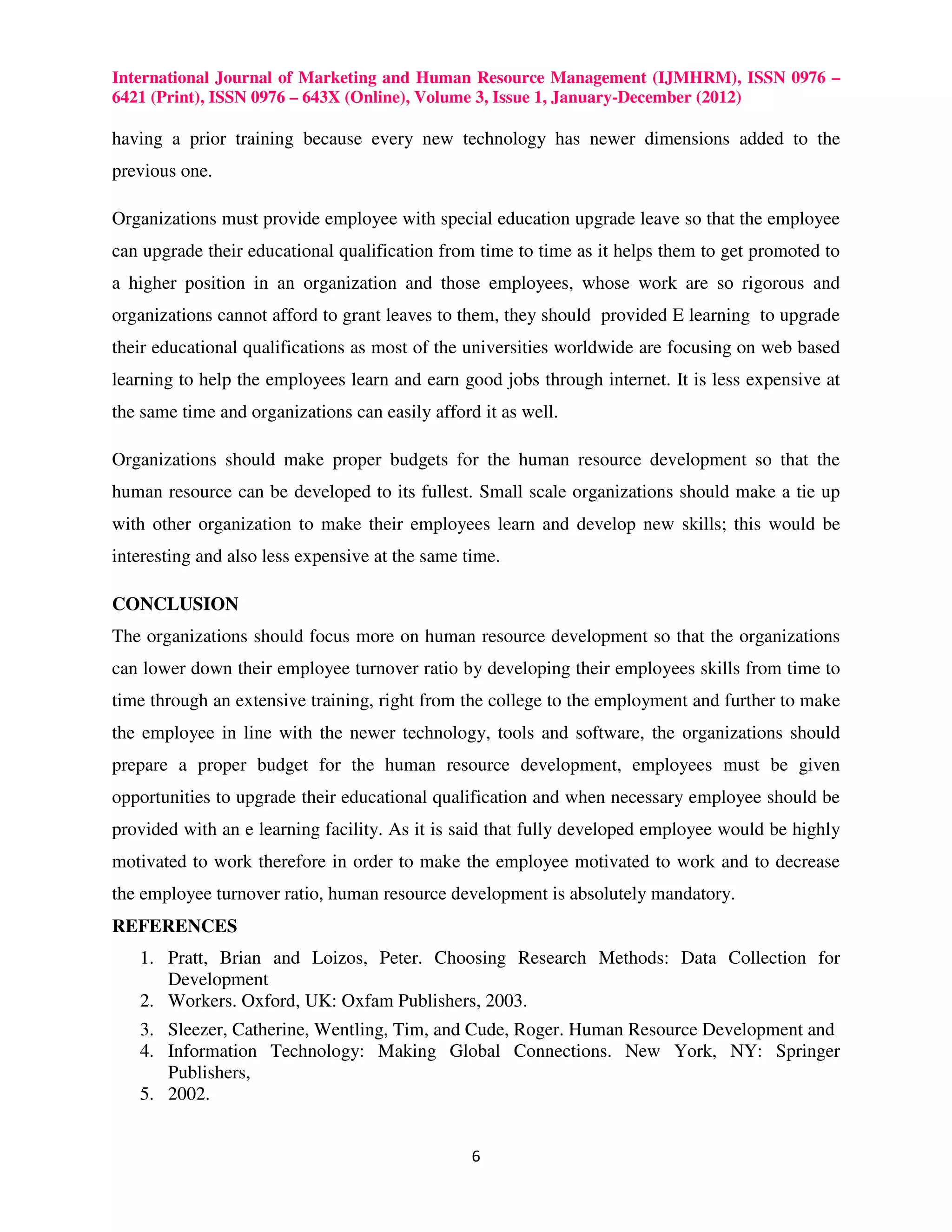 Challenges faced by the indian organization for human resource ...