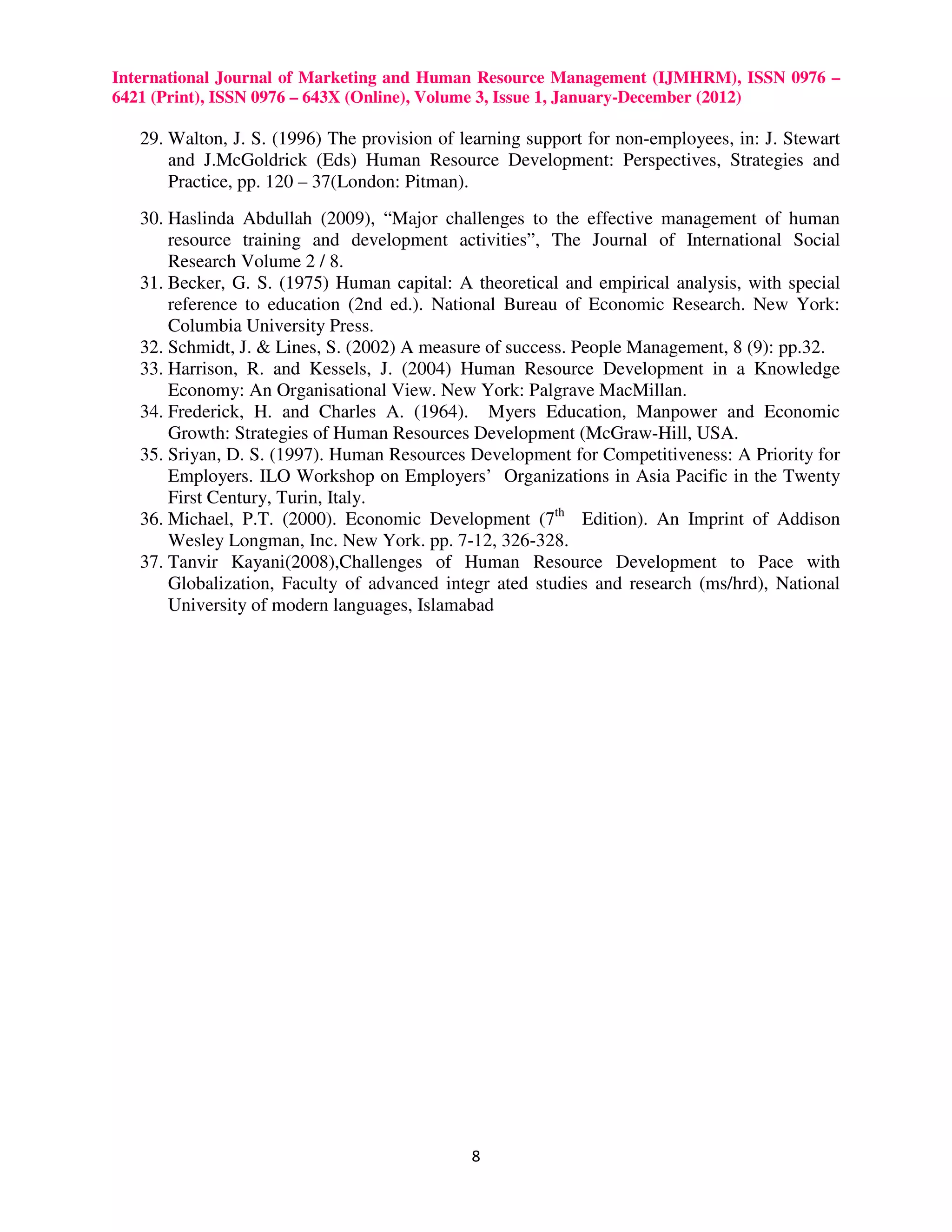 Challenges faced by the indian organization for human resource ...