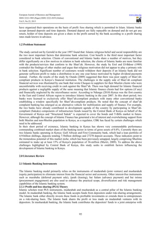 Challenges facing the development of islamic banking | PDF
