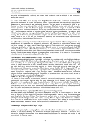 Challenges facing the development of islamic banking | PDF | Home Financing | Personal Debt