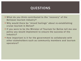 Challenges facing the tourism industry | PPTX