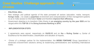Challenges for an implementation of an electronic single window ...