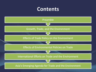 Challenges for Asia’s Trade and Environment | PPTX