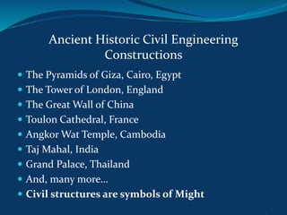 Challenges for civil engineers | PPTX