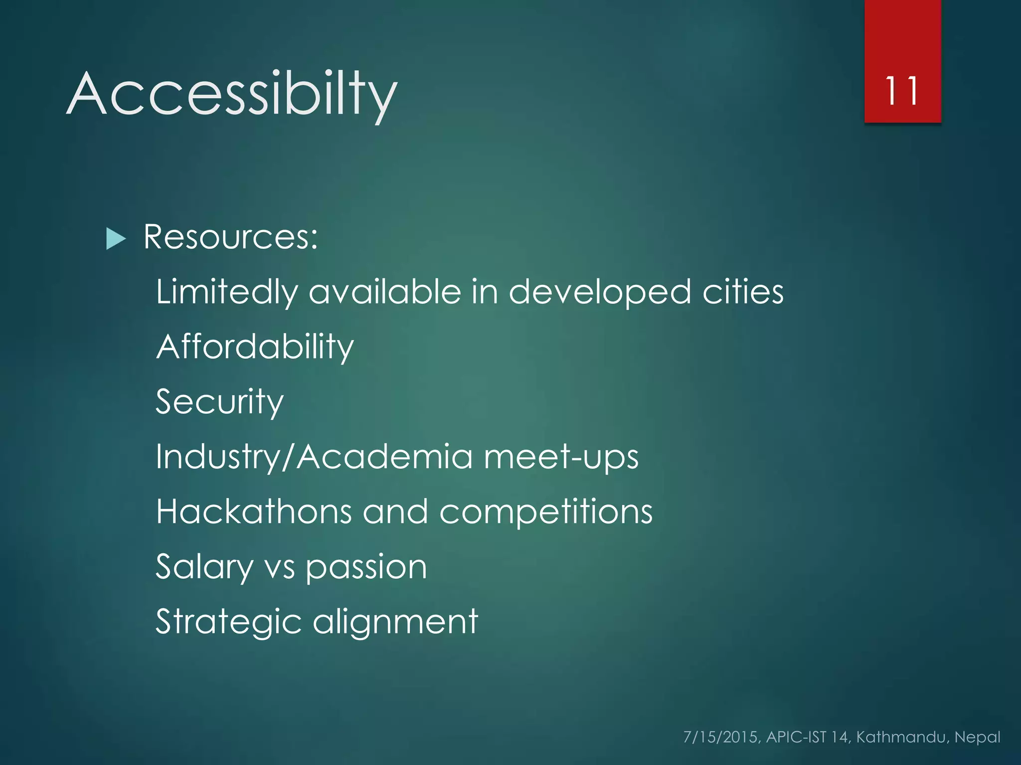 Challenges for engineers in developing countries | PPTX