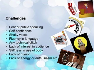Challenges for presenter on stage | PPTX