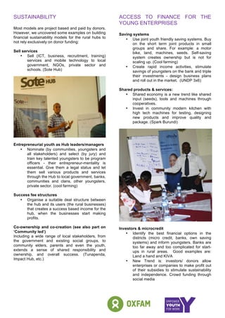 Oxfam mentions Sote Hub in Challenges for Rural Enterprises & Rural ...