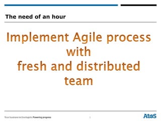 Agile Network India | Event | Agile Implementation in distributed teams | | PPT