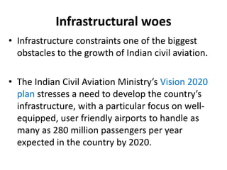 Challenges in aviation industry | PPTX