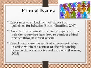 Challenges in clinical supervision | PPT