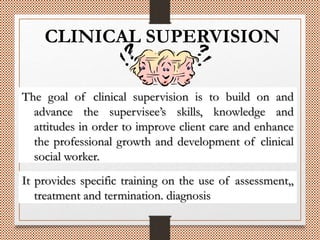 Challenges in clinical supervision | PPT
