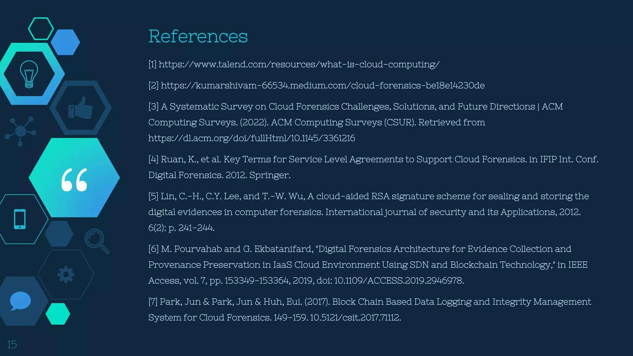 Challenges in Cloud Forensics | PPTX
