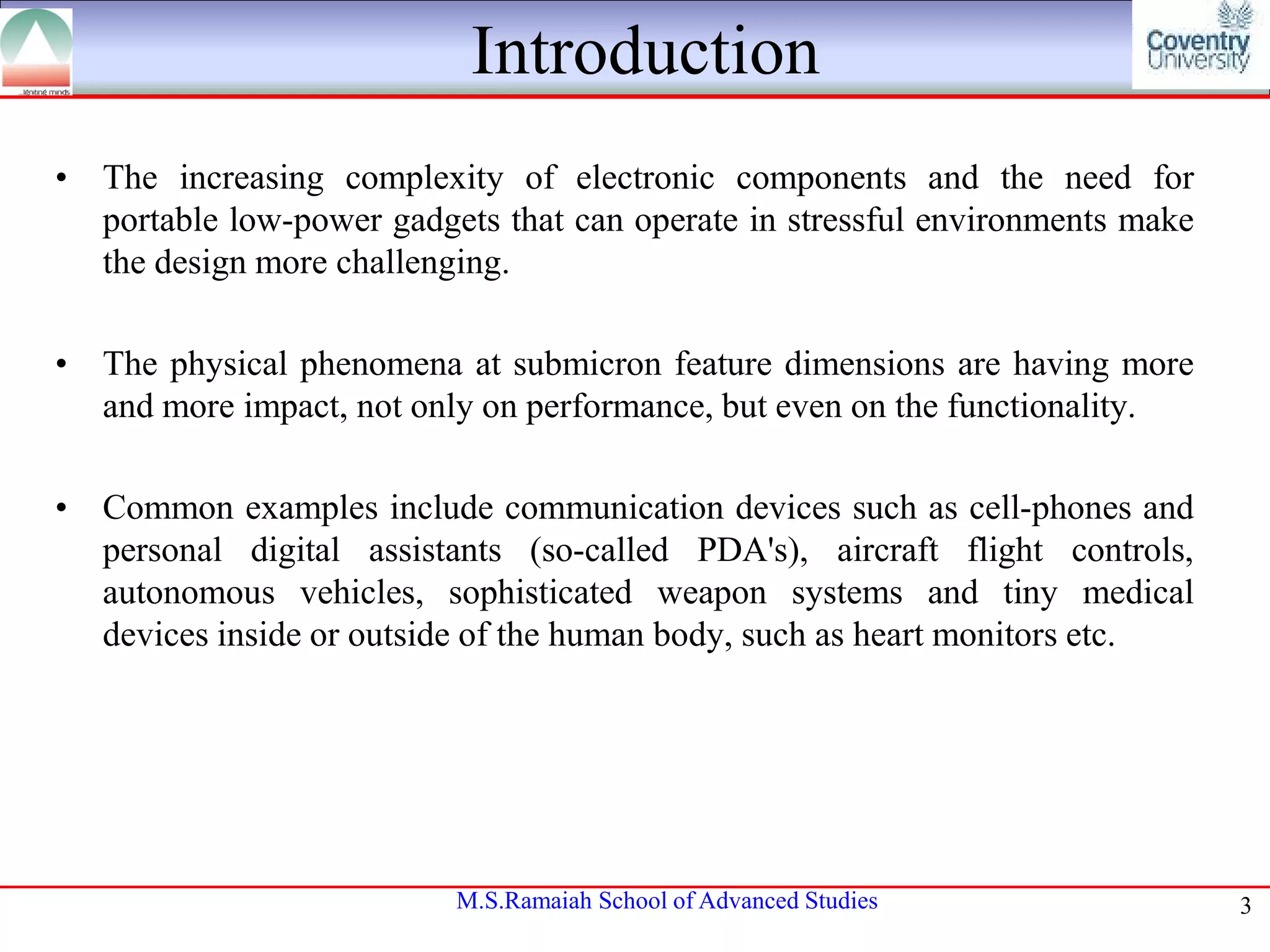 Challenges in Integrated Electronic System Designs | PDF