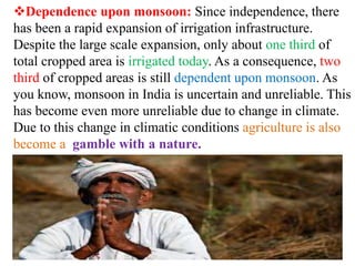 Challenges in front of indian agricultural system | PPTX
