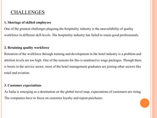 Challenges in global hospitality industry | PPTX