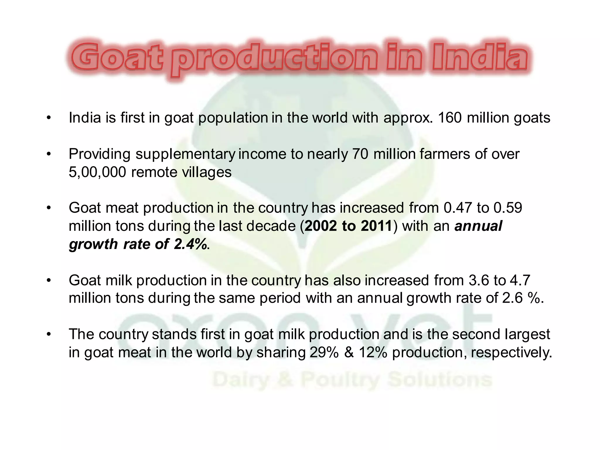 Challenges in goat farming in india - Goat Farming Consultancy | PDF