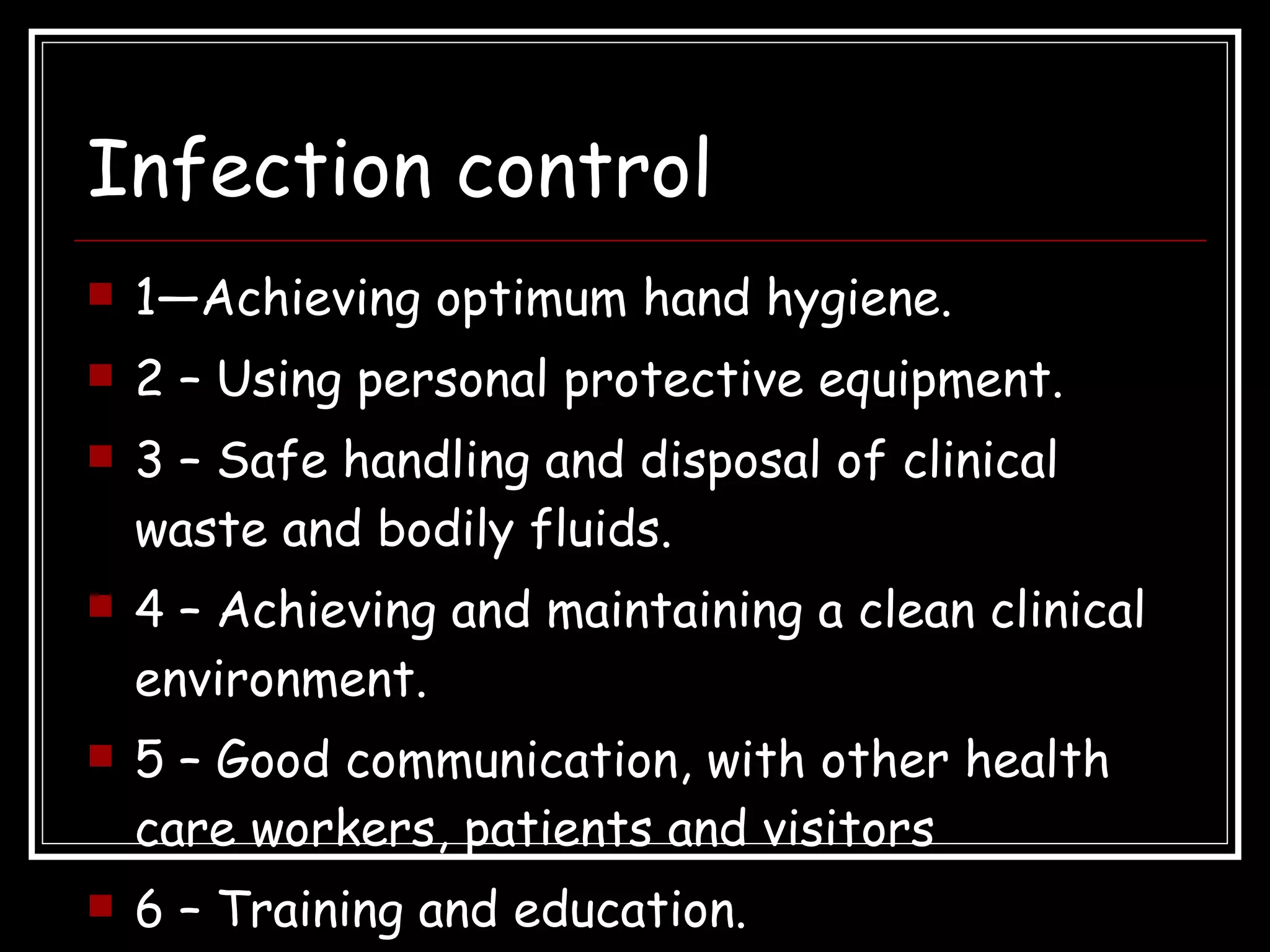 Challenges in healthcare and infection control | PPT