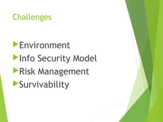 Challenges in implementating cyber security | PPT