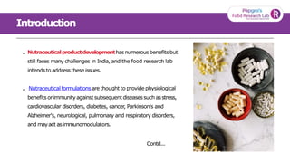 Challenges In Indian Nutraceutical Product Development | PPTX | Herbs and Supplements ...