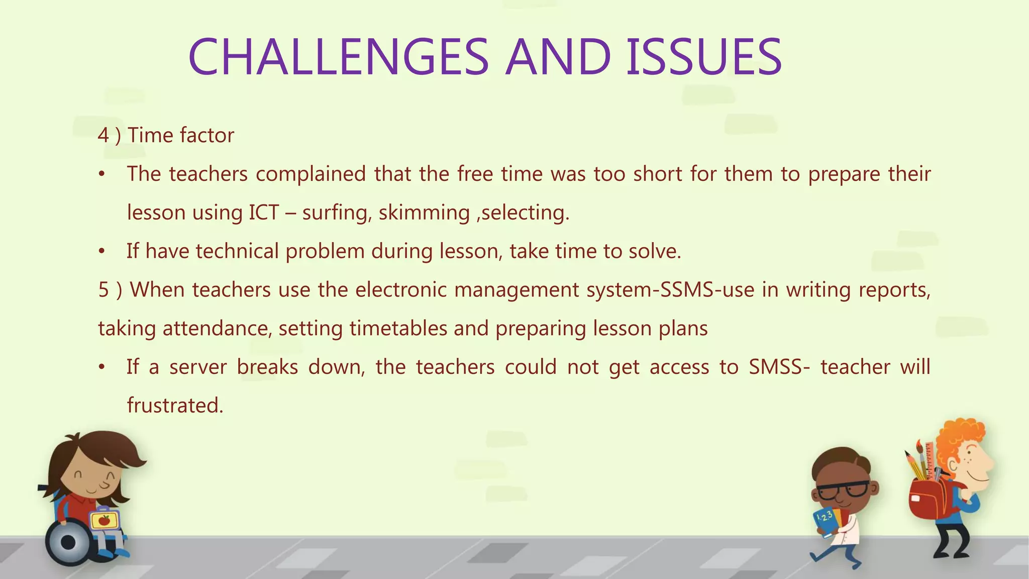 Challenges in integrating ict in school education | PPTX