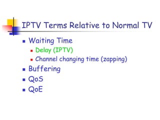 Challenges in iptv technologies(nnm) | PDF | Computer Networking | Computing