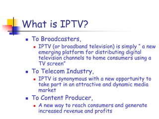 Challenges in iptv technologies(nnm) | PDF | Computer Networking | Computing