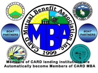 CARD MBA: Challenges in marketing microinsurance products | PPT | Life ...