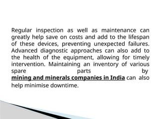 Challenges in mining industry The use of heavy mining equipment.pptx