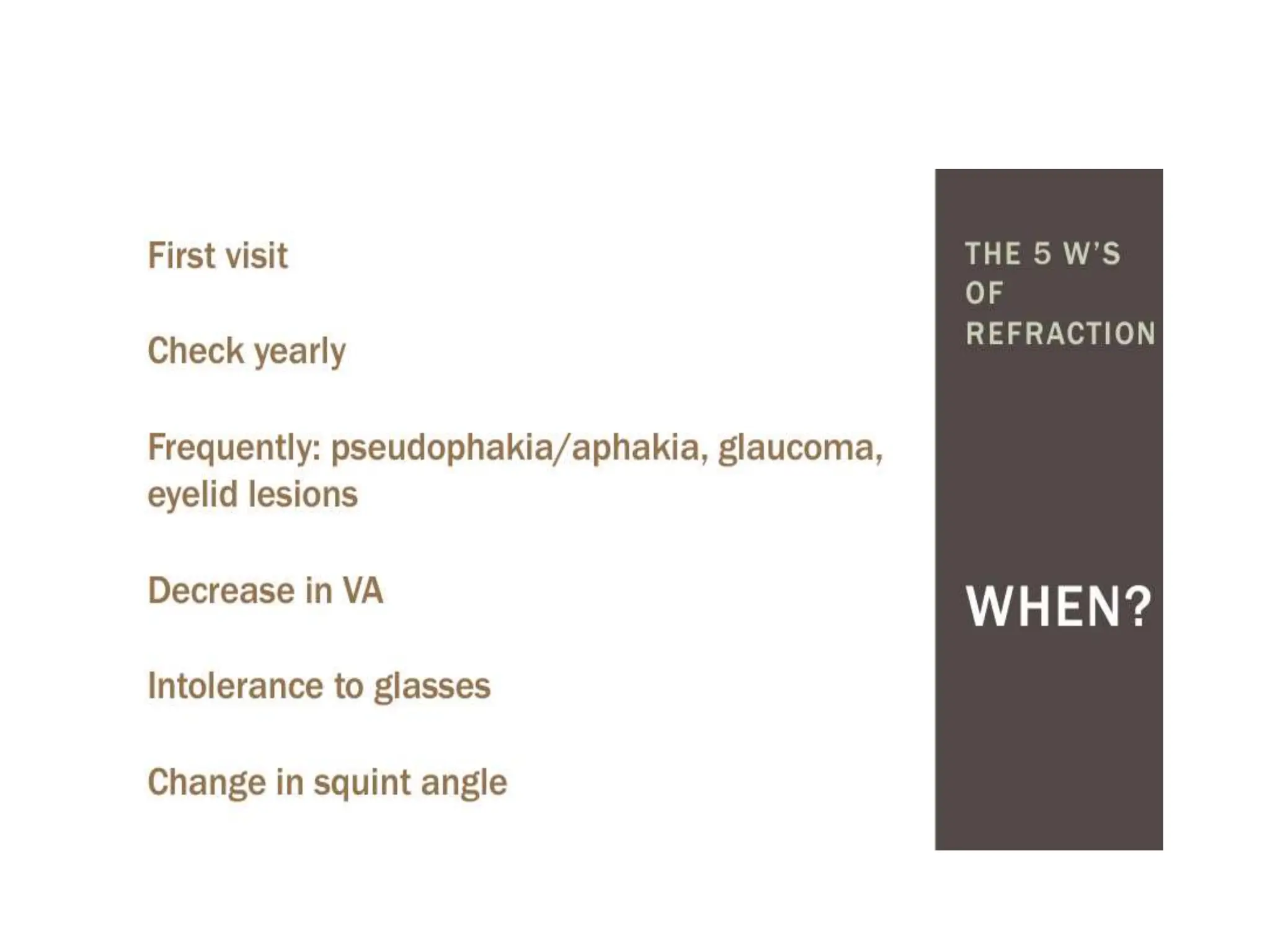 challenges in pediatric refraction. Practical approach pptx | PPTX