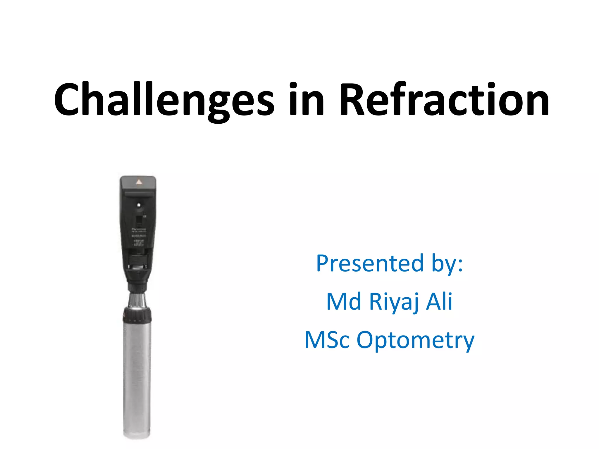 Challenges in Refraction | PPTX