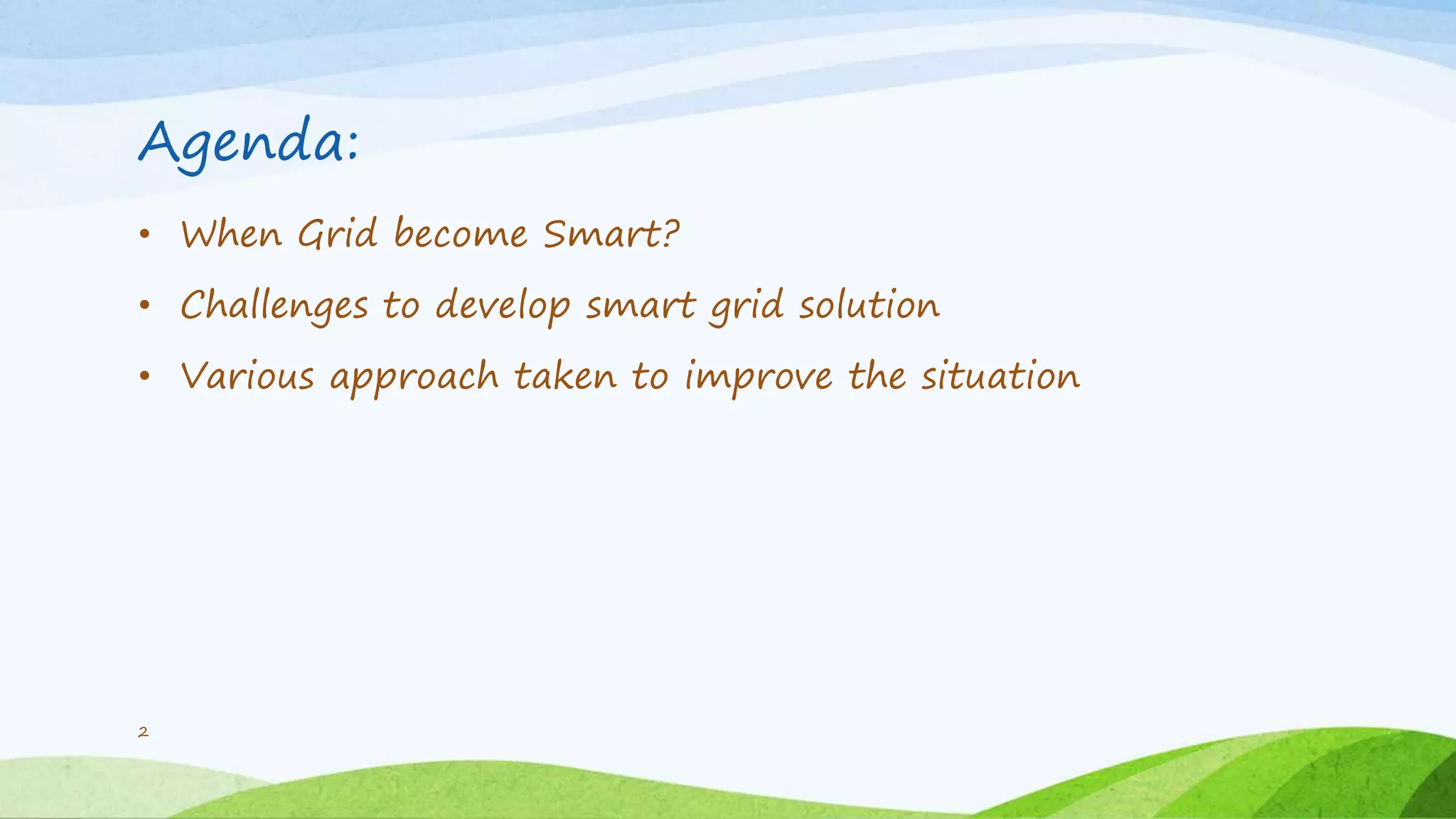 Challenges in smart grid project execution | PPT