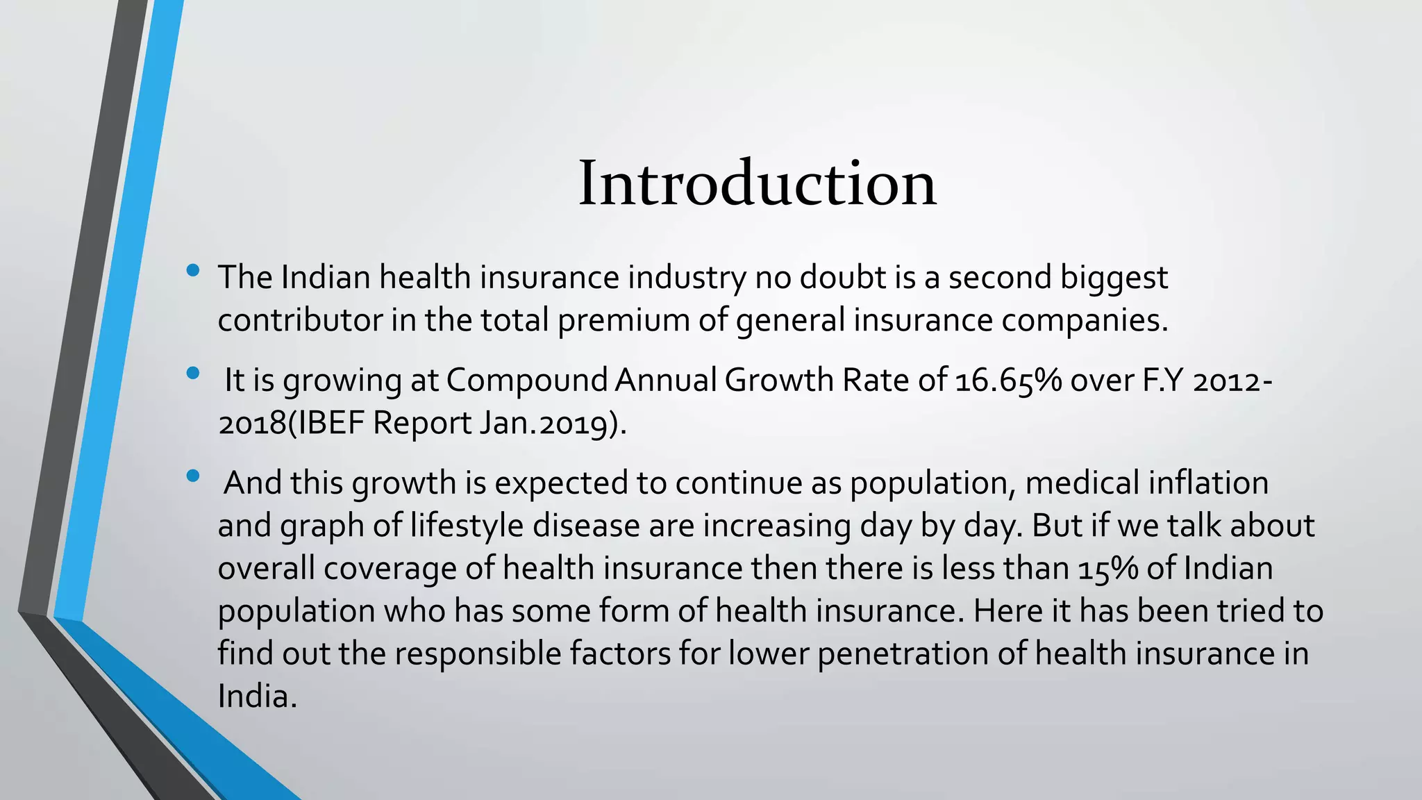 Challenges in Indian Health Insurance Industry | PPTX