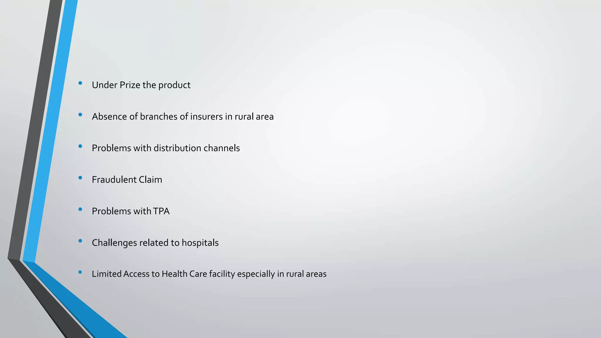 Challenges in Indian Health Insurance Industry | PPTX