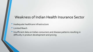 Challenges in Indian Health Insurance Industry | PPTX
