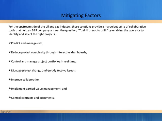 Challenges in the oil and gas sector overview and outlook | PPT